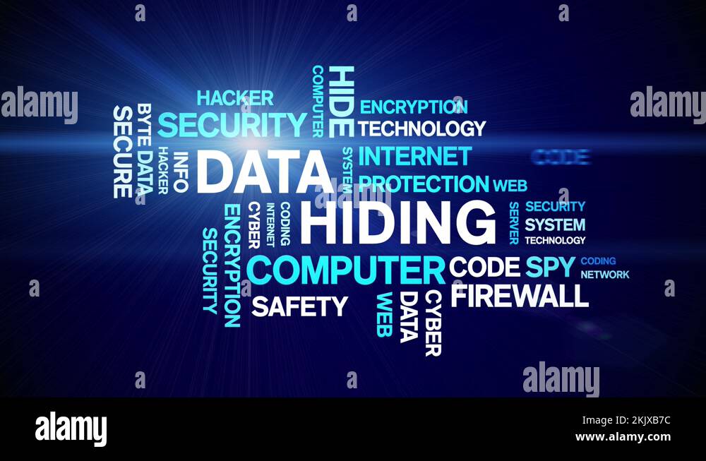 4k Data Hiding Animated Tag Word Cloud,Text Design Animation seamless ...