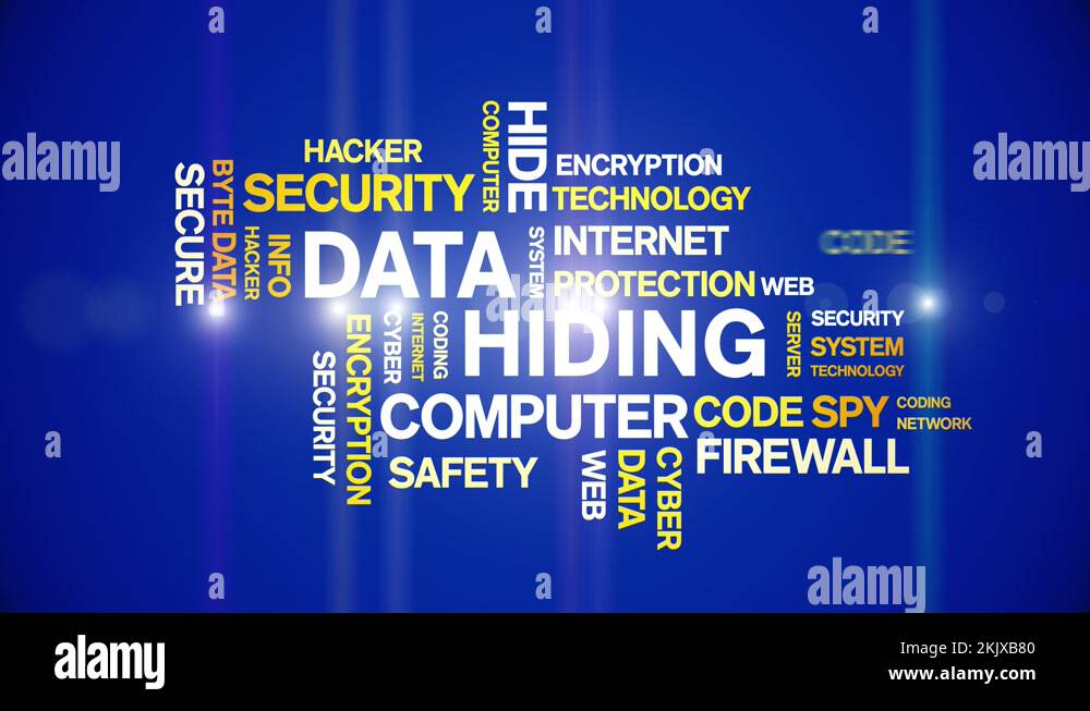 4k Data Hiding Animated Tag Word Cloud,Text Design Animation seamless ...