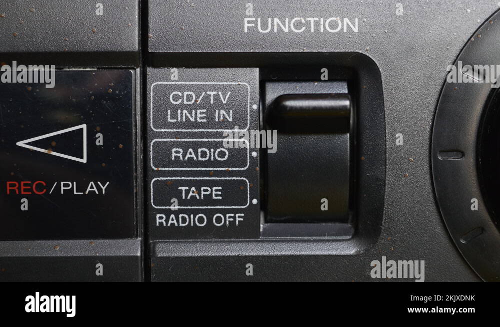 Switches Function The Toggle Switch On Radio Mode On A the Old Cassette ...