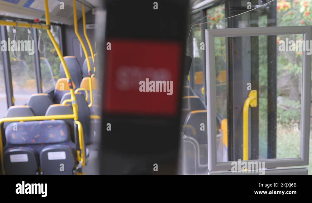 Stop button in bus Stock Videos & Footage - HD and 4K Video Clips - Alamy