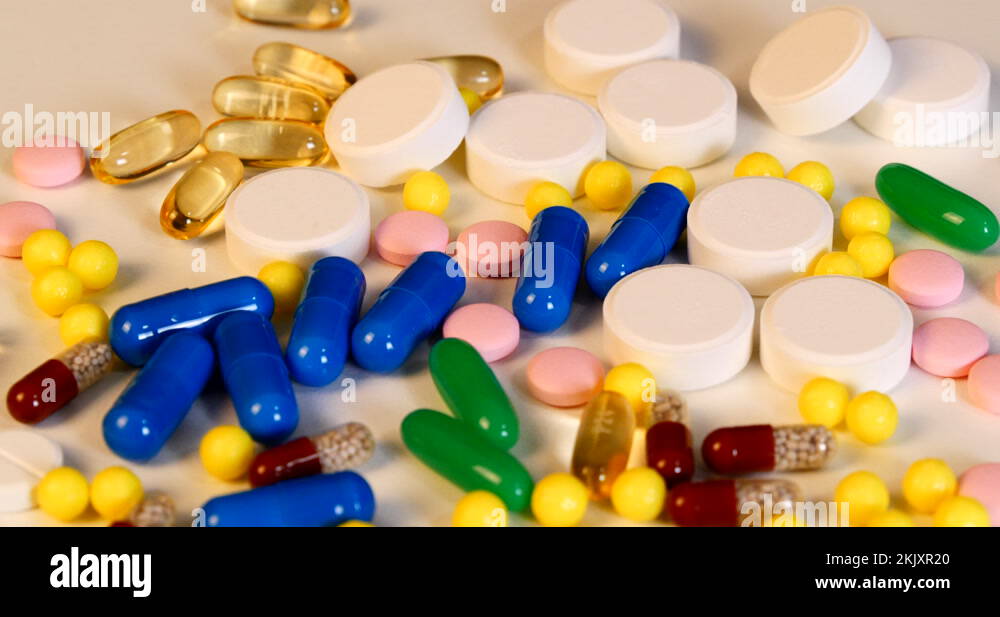 Different medication capsules tablets Stock Videos & Footage - HD and ...