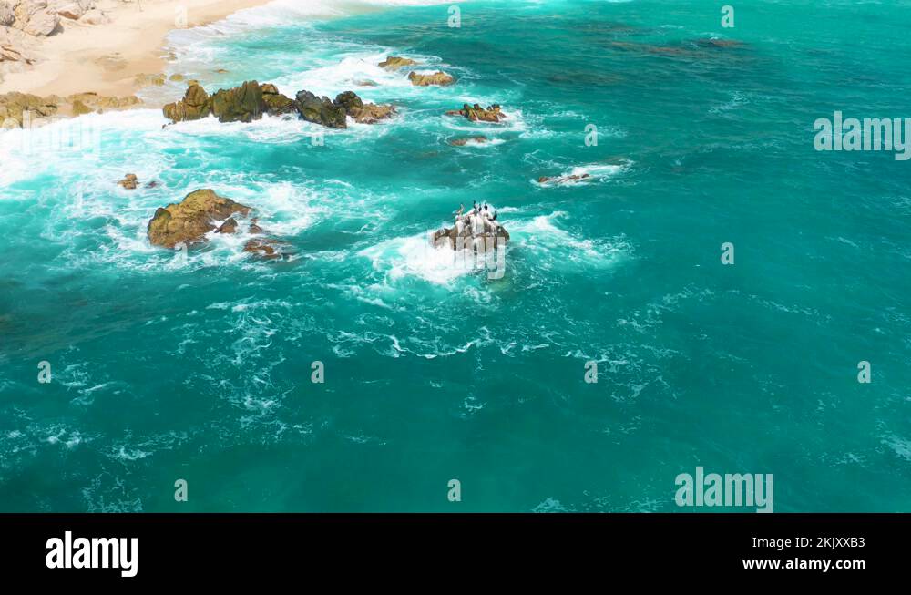 SECRETS MARQUIS LOS CABOS MEXICO-2020: Beach Rocks Being Hit By Ocean ...