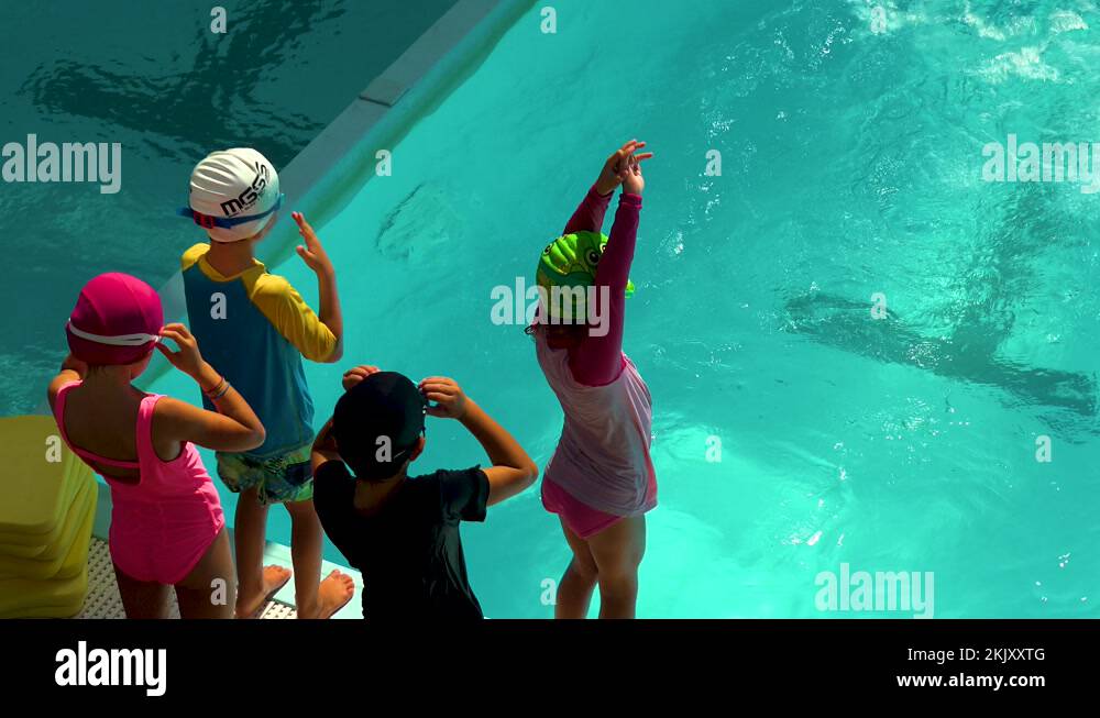 CABO SAN LUCAS MEXICO-2020: Kids Learn Competitive Swimming At Young ...