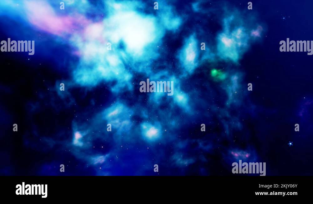 Space nebula blue background 4k Stock Videos & Footage - HD and 4K ...