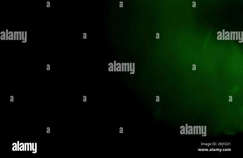 Green Lens glow flare bokeh overlays, burn flame background. Light ...