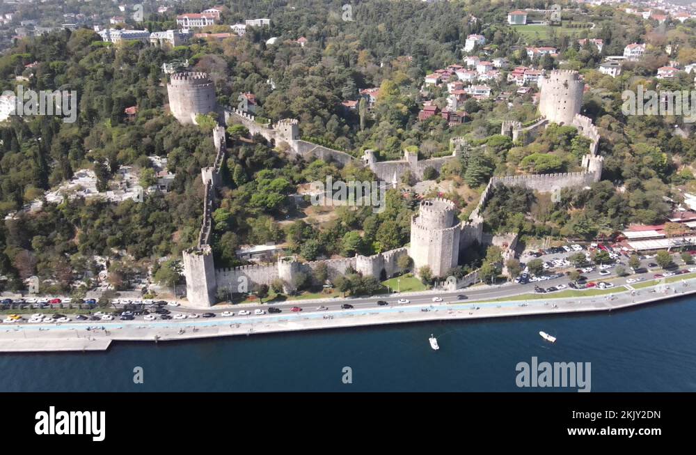 Rumelihisari also known as Rumelian Castle from Istanbul Bosphorus ...