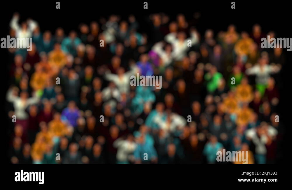 3d crowd of people illustration Stock Videos & Footage - HD and 4K ...