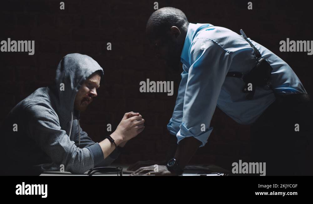 Police officer interrogation suspect Stock Videos & Footage - HD and 4K ...