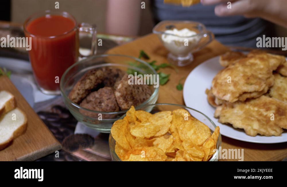 Too much junk food in plate Stock Videos & Footage - HD and 4K Video ...