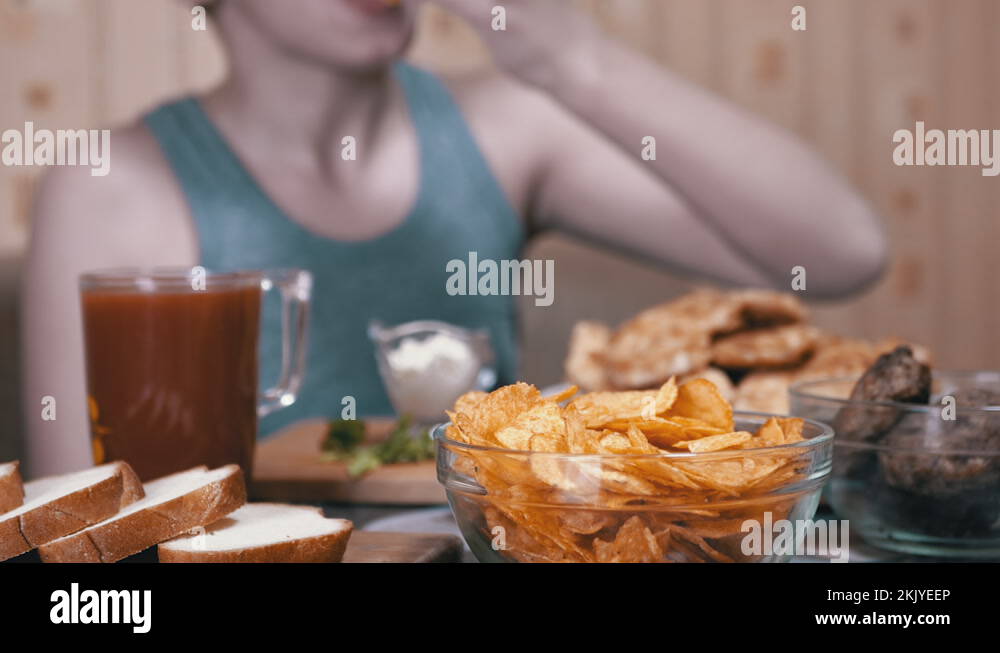 Too much junk food in plate Stock Videos & Footage - HD and 4K Video ...
