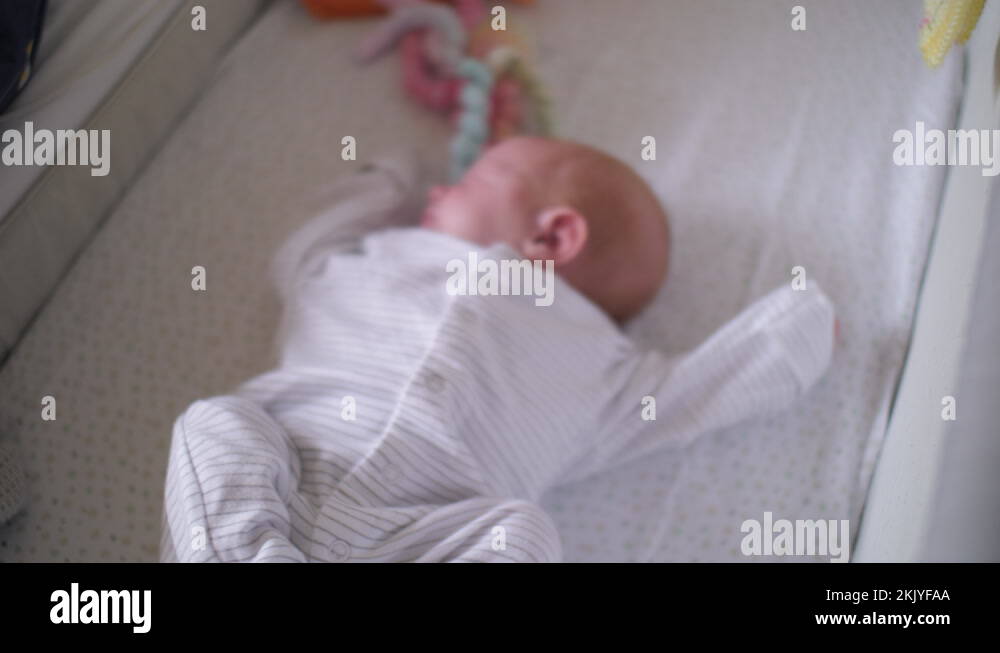Newborn baby in cot Stock Videos & Footage - HD and 4K Video Clips - Alamy