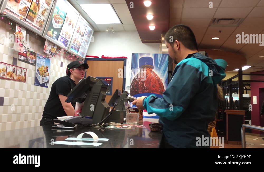 Restaurant fast food ordering Stock Videos & Footage - HD and 4K Video ...