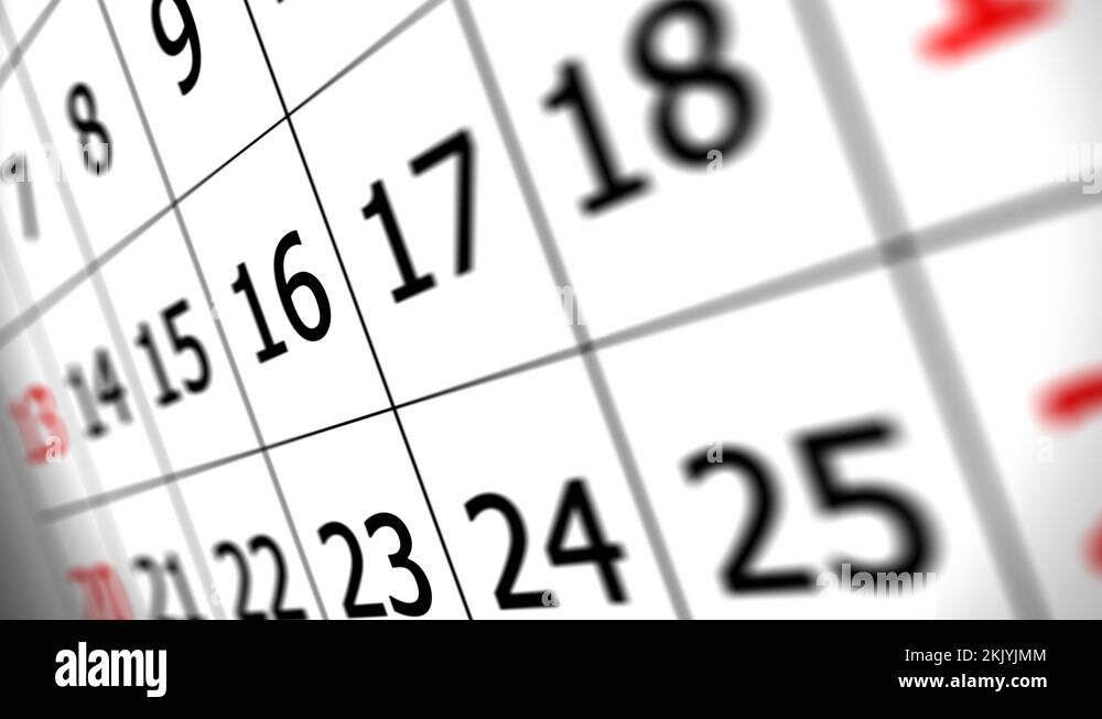 Year date calendar Stock Videos & Footage - HD and 4K Video Clips - Alamy