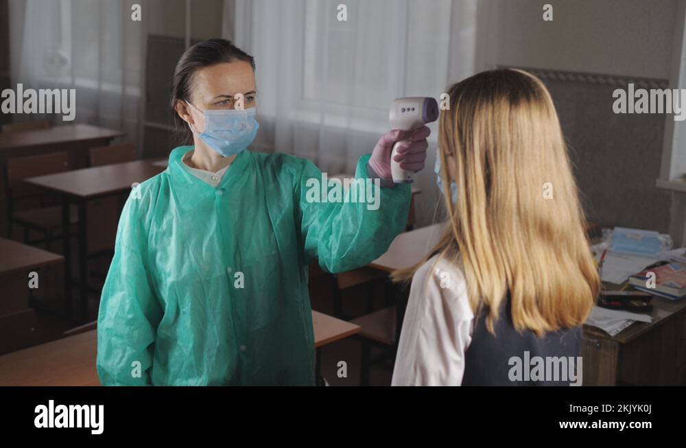 Temperature measurement for students in the classroom using a non ...