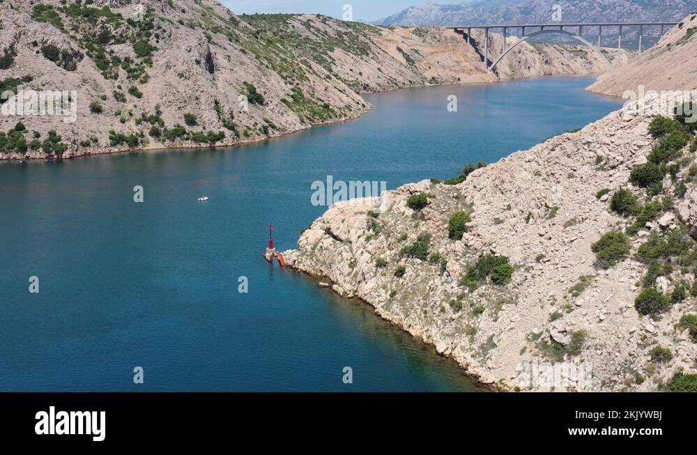 Maslenica Bridge Most in Croatia. The Maslenica Bridge is a deck arch ...