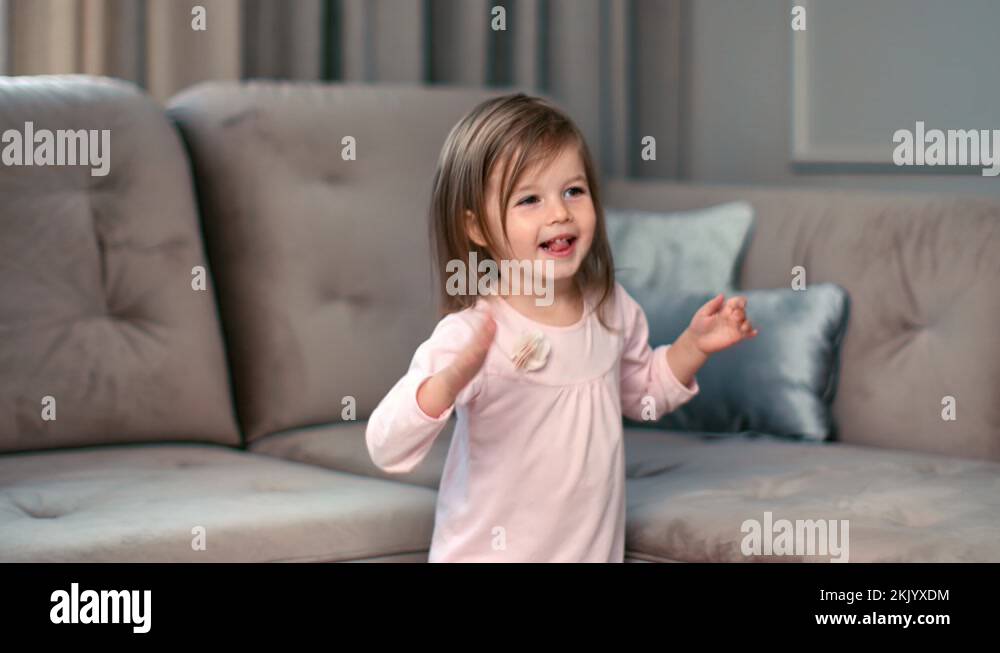 Childhood dancing enjoyment smiling clapping hands Stock Videos ...