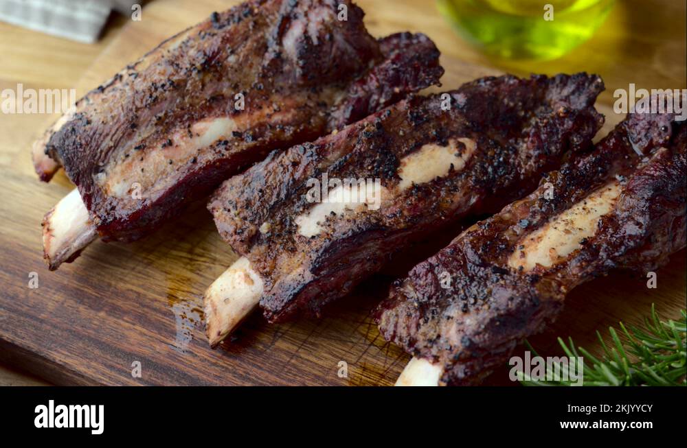 Rib of beef grilled Stock Videos & Footage - HD and 4K Video Clips - Alamy