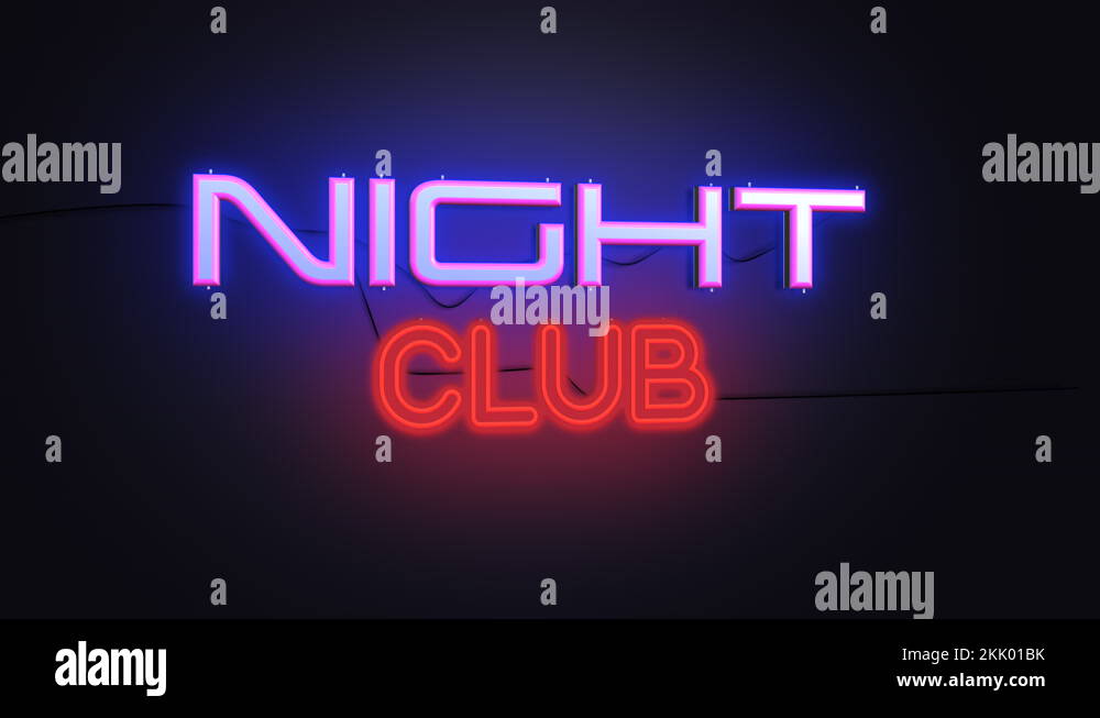 Neon night club sign Stock Videos & Footage - HD and 4K Video Clips - Alamy