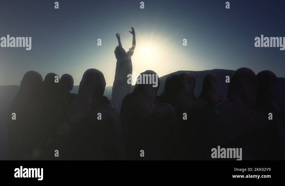 Jesus Christ and Disciples Praying Stock Video Footage - Alamy