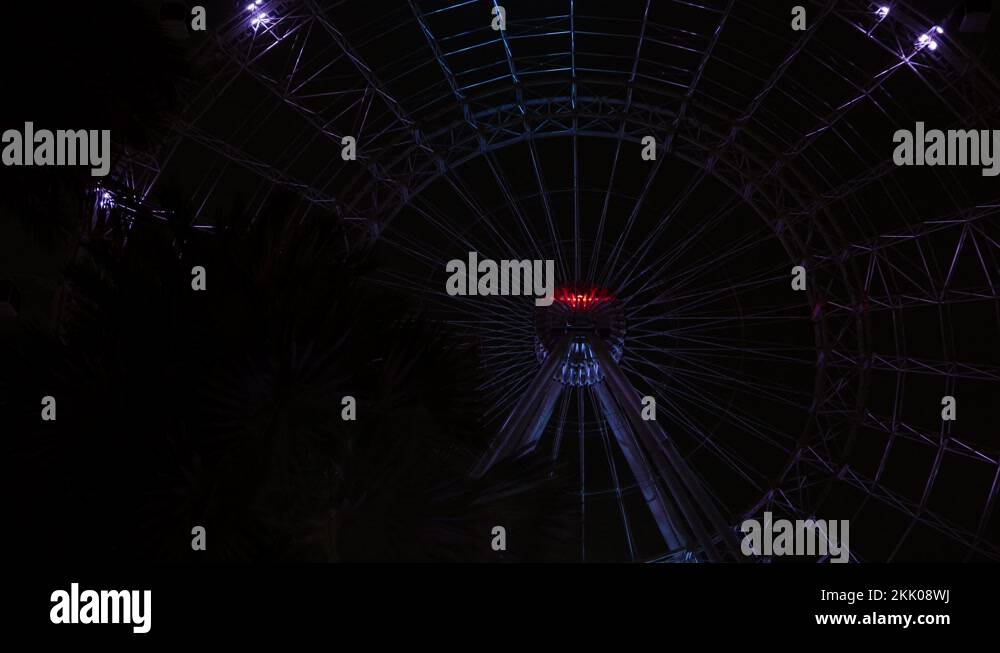 Fairest wheel in orlando at night, visit orlandos eye icon park Stock ...