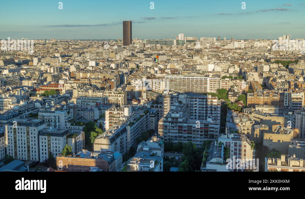 Overview aerial rooftops paris Stock Videos & Footage - HD and 4K Video ...