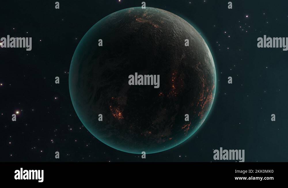 Beautiful Loopable CGI Animation of Planet Earth in Vertical Rotation ...