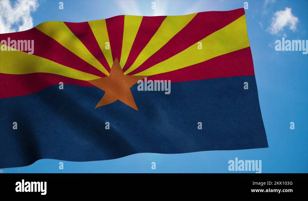 Arizona flag waving Stock Videos & Footage - HD and 4K Video Clips - Alamy