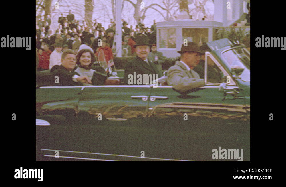 1960s: John F. Kennedy and Jacqueline Kennedy Onassis ride in ...