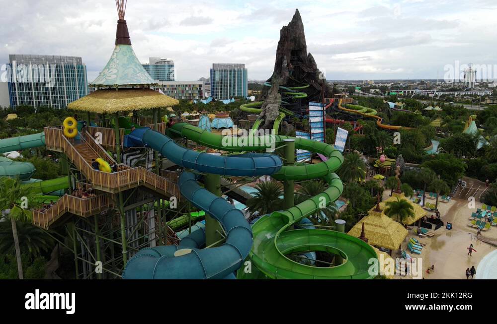 volcano bay orlando florida universal studios aerial view water theme ...