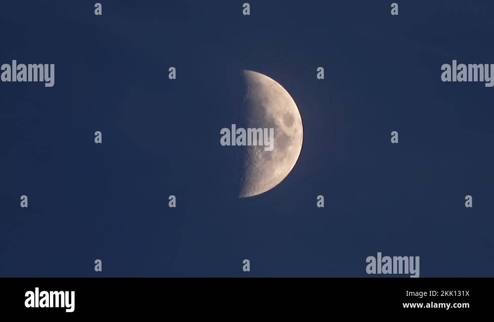 Crescent first quarter moon Stock Videos & Footage - HD and 4K Video ...