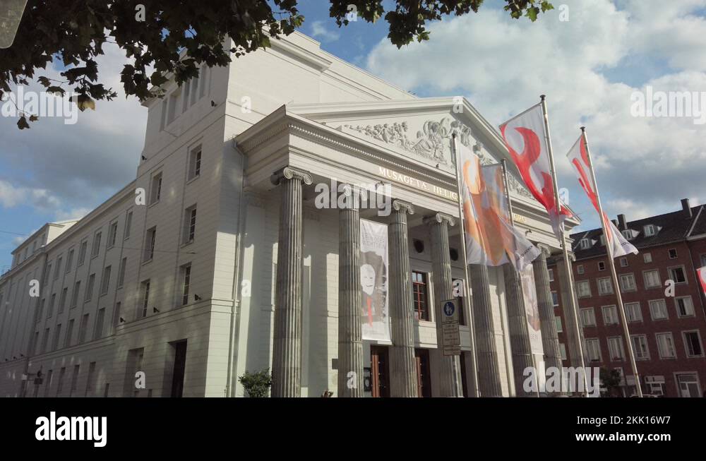 The City Theatre building of Aachen in Germany was designed by the two ...
