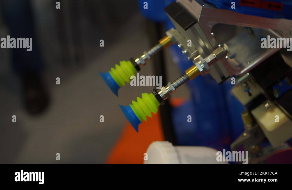 Demonstration of coloring an object using a robotic arm of a ...