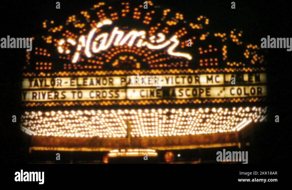 Movie theatre neon sign Stock Videos & Footage - HD and 4K Video Clips ...