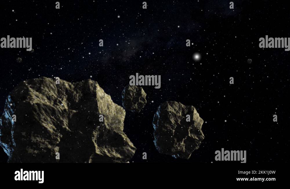 Asteroid in space illustration Stock Videos & Footage - HD and 4K Video ...