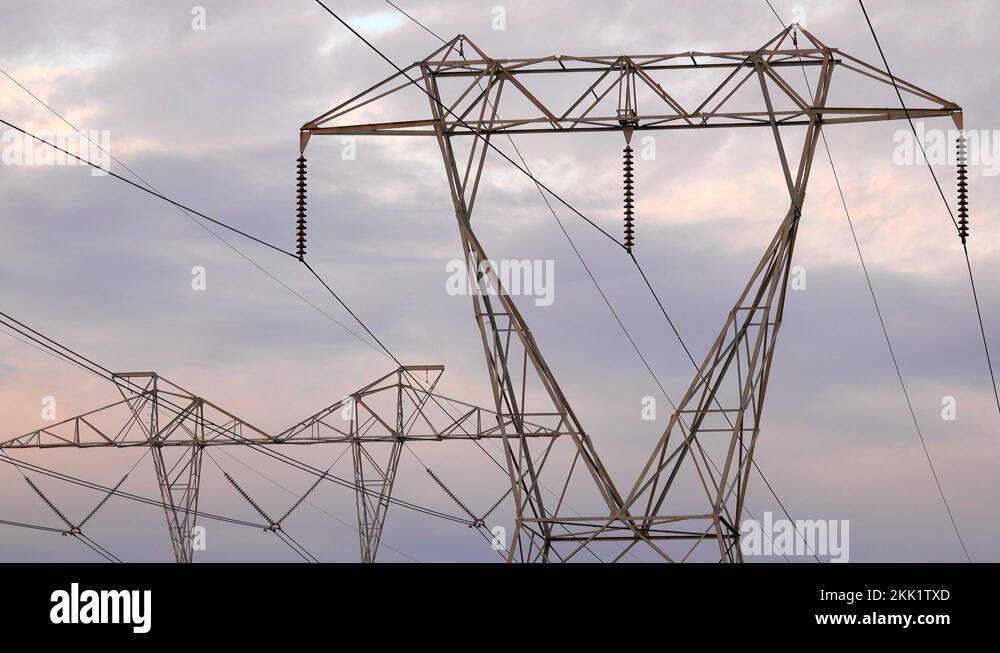 Framework pylons Stock Videos & Footage - HD and 4K Video Clips - Alamy