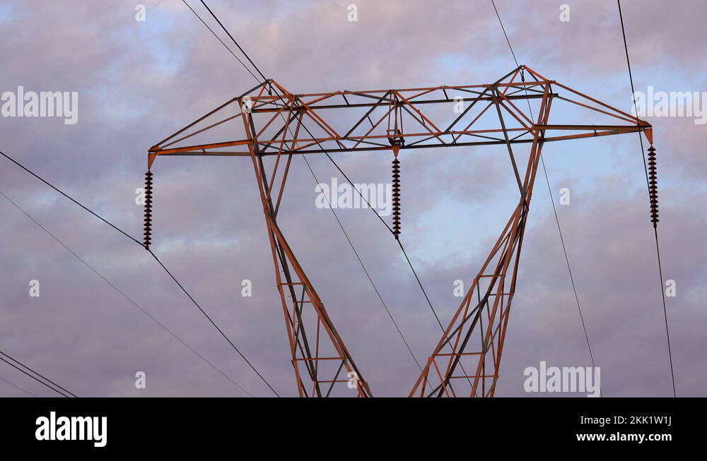 High voltage pylon insulators Stock Videos & Footage - HD and 4K Video ...