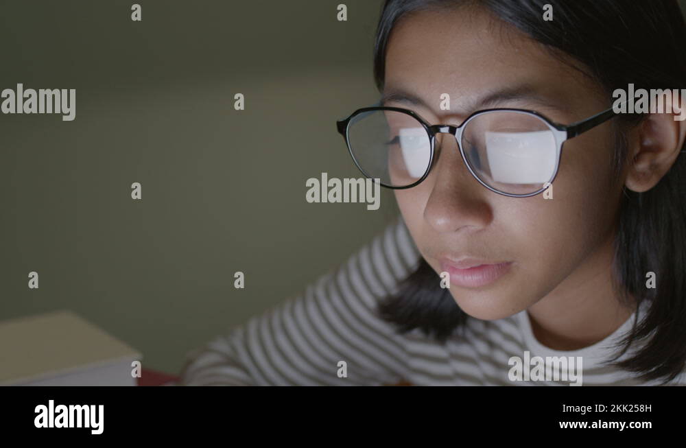 Girl looking computer screen home Stock Videos & Footage - HD and 4K ...