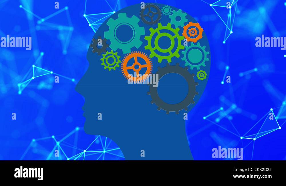 brain wheel, brain gears, gear ideas, brain ideas, Head and gears Stock ...