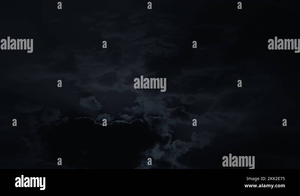 Full moon on dark cloudy night. Werewolf moon, black clouds,ghost ...