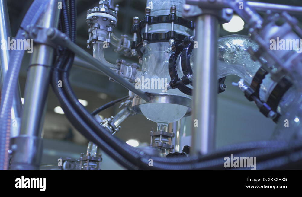 Water flows in a transparent pipe. Transparent pipe to show water flows ...