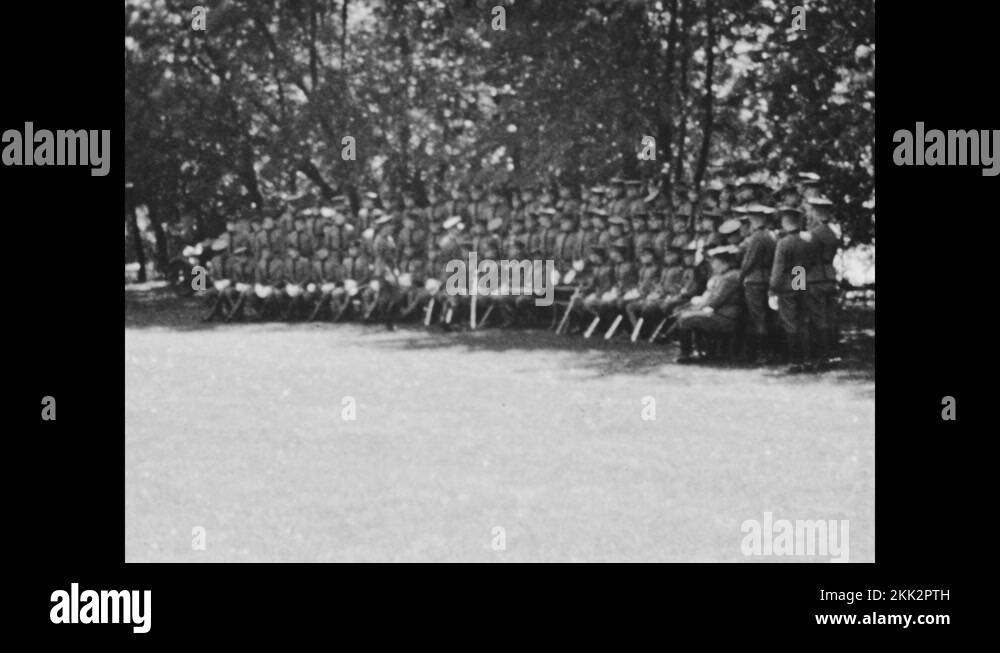 1930s: Culver Military Academy cadets sit for formal photo portrait ...