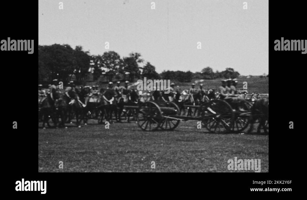 1930s: Culver Military Academy artillery battalion and Black Horse ...