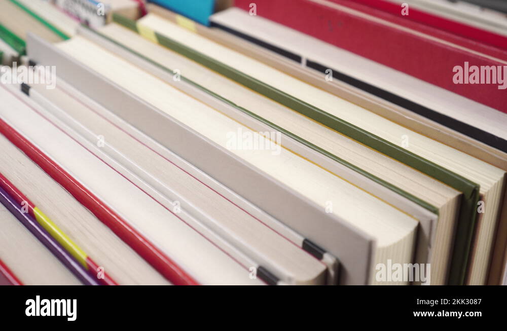 Stack books closeup Stock Videos & Footage - HD and 4K Video Clips - Alamy
