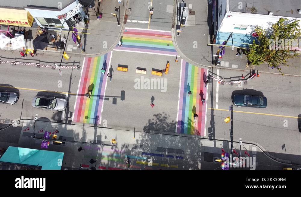 Lgbtq rainbow colored crosswalk Stock Videos & Footage - HD and 4K ...