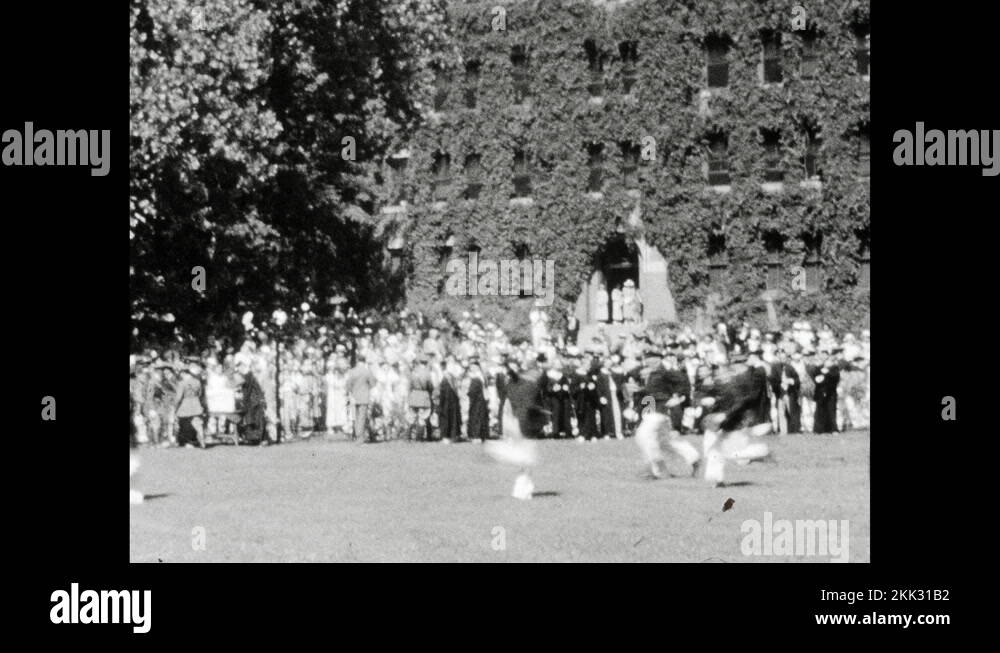 1930s: Culver Military Academy cadets scatter after graduation ceremony ...