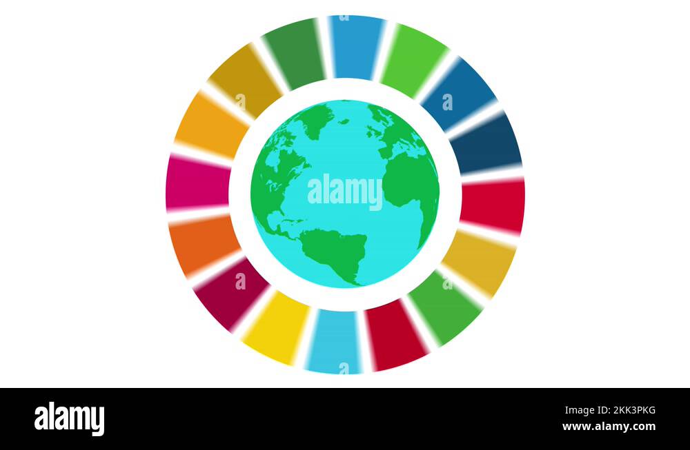 SDGs (Sustainable Development Goals) concept animation Stock Video ...
