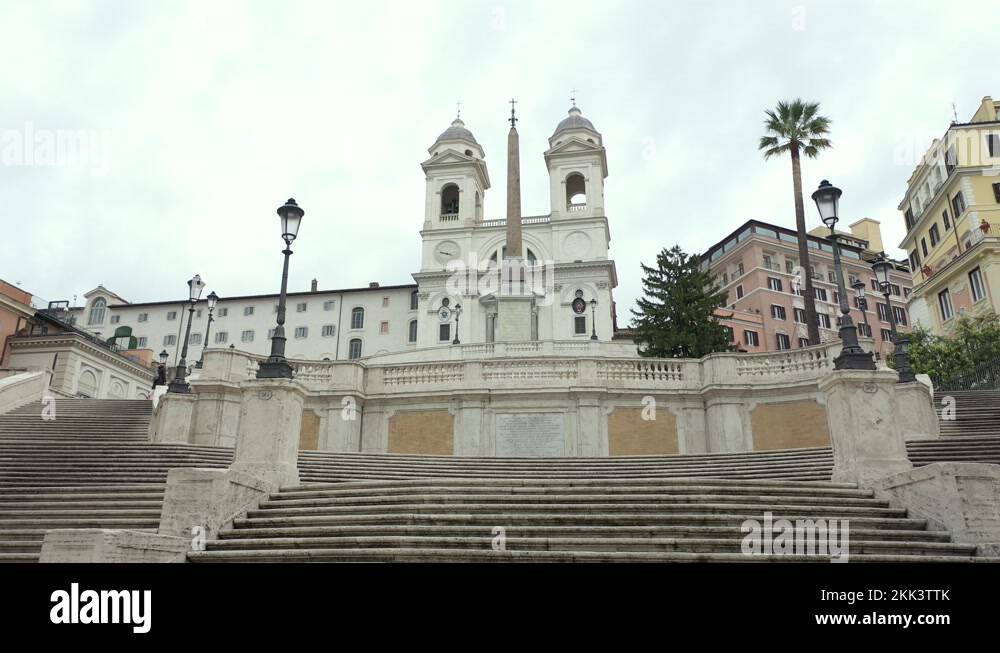 Spanish steps santissima trinità Stock Videos & Footage - HD and 4K ...
