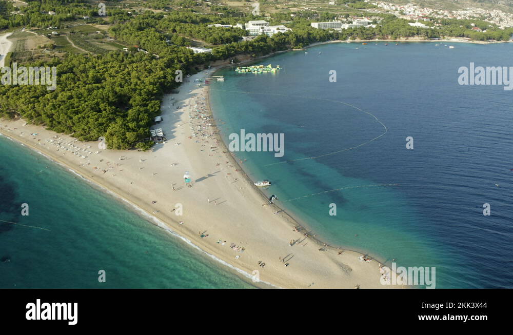 World Famous Sandspit Beach, Golden Horn, on Brač Island, Croatia ...