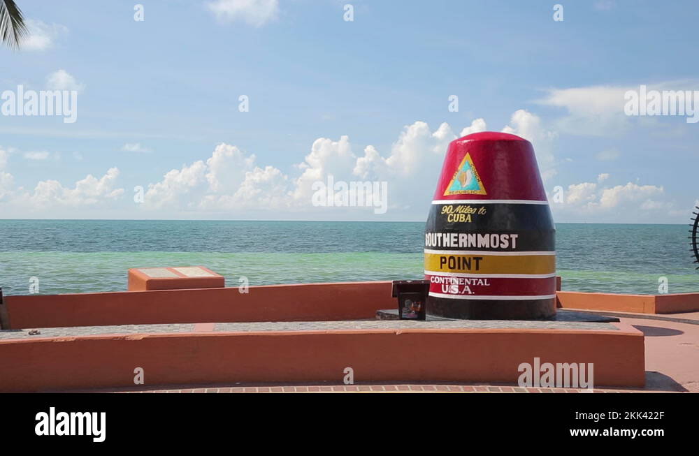 Southernmost point monument key west Stock Videos & Footage - HD and 4K ...