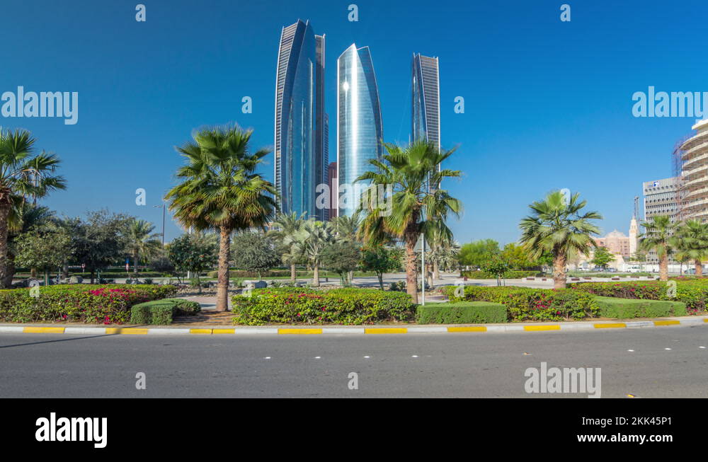 Sky and sun towers abu dhabi Stock Videos & Footage - HD and 4K Video ...